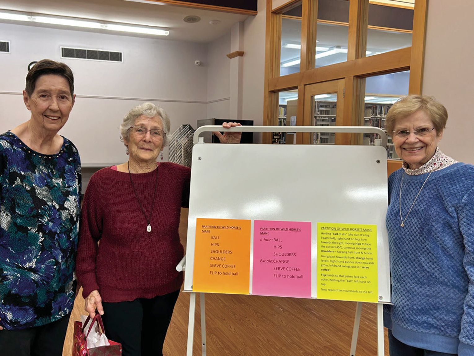 Tai Chi was the topic of Beta Rho November meet